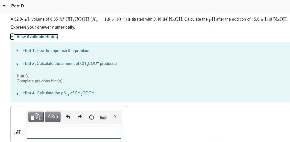 Solved Learning Goal: To learn about titration types and how | Chegg.com