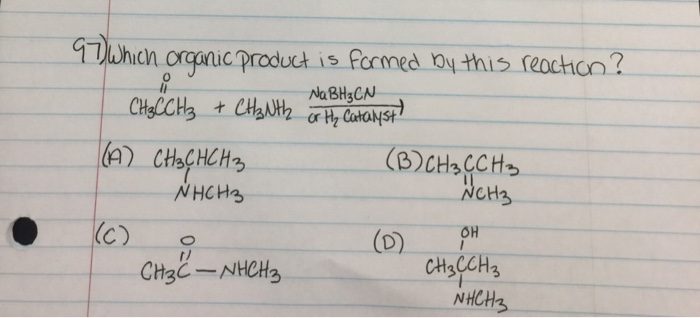 Solved hin orgaic product is formed bu this feochon? 0 na | Chegg.com