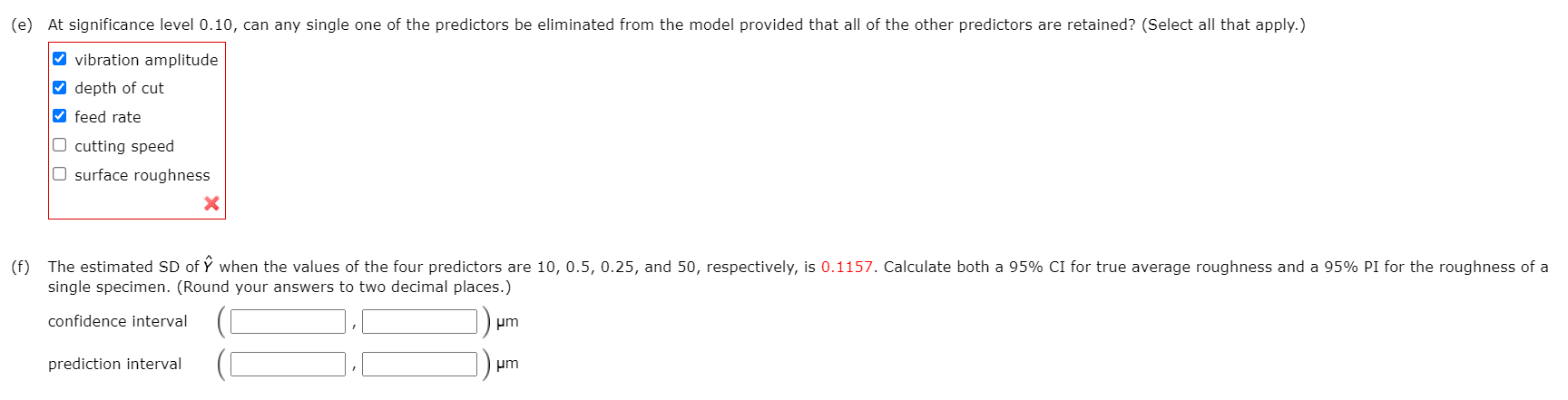Solved The accompanying Minitab regression output is based | Chegg.com