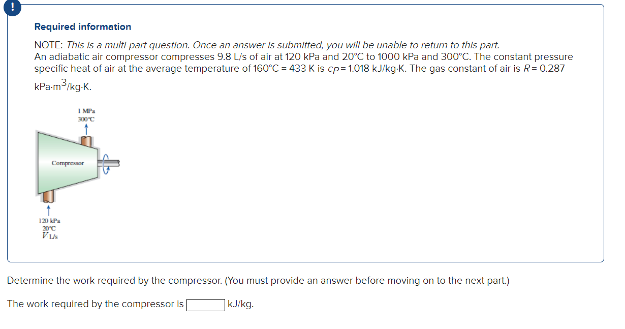 Solved Required information NOTE: This is a multi-part | Chegg.com