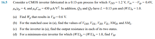 16.35 Redo Exercise 16.5 using the following | Chegg.com