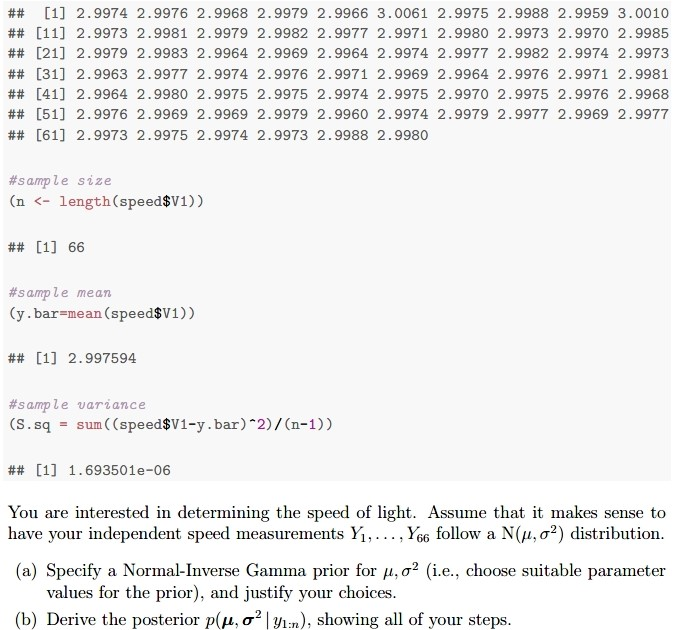 (Bayesian Statistics) - Textbook: A First Course in | Chegg.com