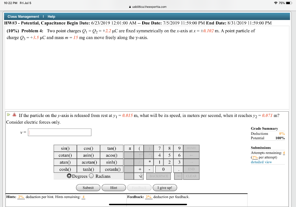 Solved 75%L 10:22 PM Fri Jul 5 usb06ca.theexpertta.com Class | Chegg.com