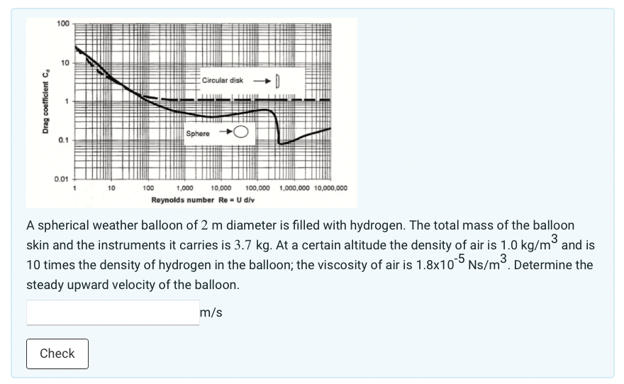 Solved A spherical weather balloon of 2m ﻿diameter is filled | Chegg.com