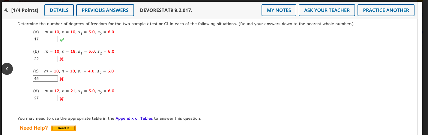 Solved 4. [1/4 Points] DETAILS PREVIOUS ANSWERS DEVORESTAT9 | Chegg.com