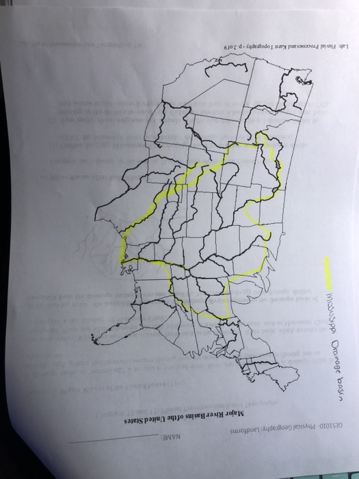 Solved Exercise 1. Major Rivers ofthe United States (5 pts) | Chegg.com