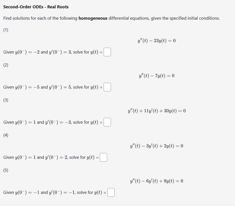 Solved Urgent Help Differential Equations - Please answer in | Chegg.com