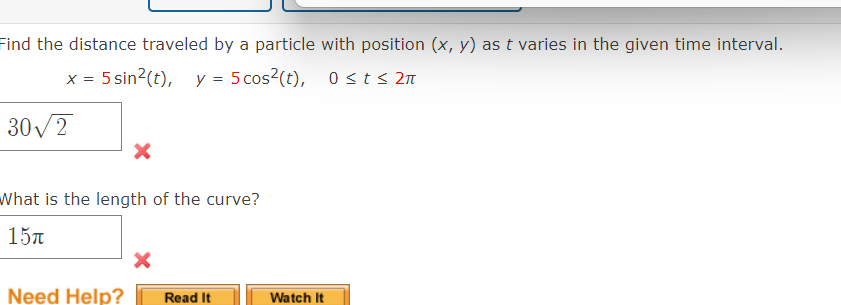 Solved Find the distance traveled by a particle with | Chegg.com