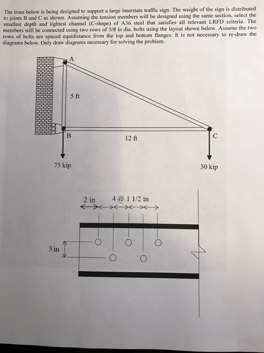 Very confused about how to calculate the block shear | Chegg.com