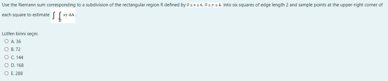 Solved Use the Riemann sum corresponding to a subdivision of | Chegg.com
