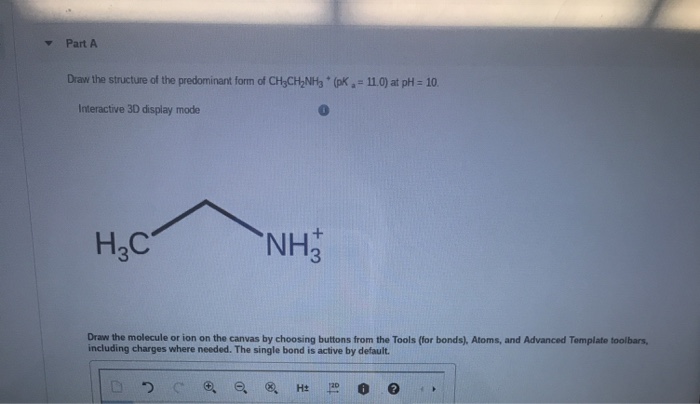 Solved Part A Draw the structure of the predominant form of | Chegg.com
