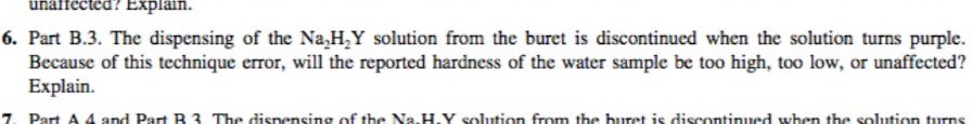 Solved Part B.3. The dispensing of the Na2H2Y solution from | Chegg.com