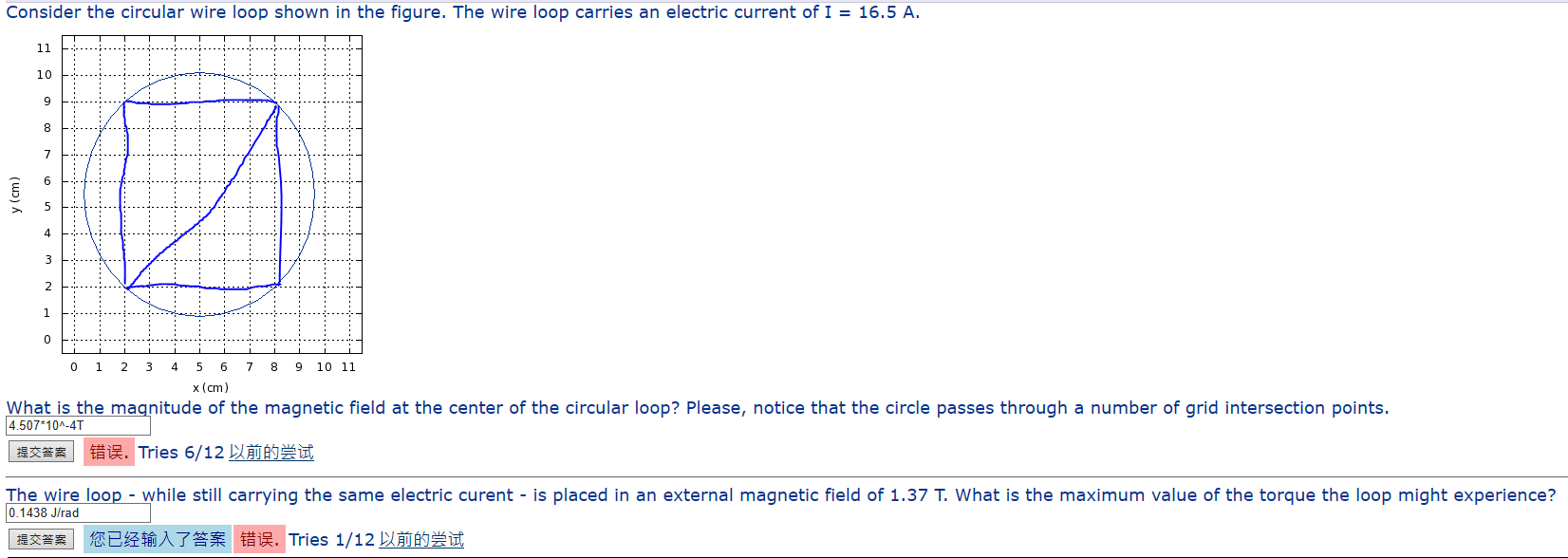 Solved Consider the circular wire loop shown in the figure. | Chegg.com