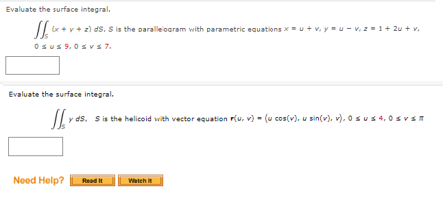 Solved Evaluate The Surface Integral S X Y Z Ds S Is