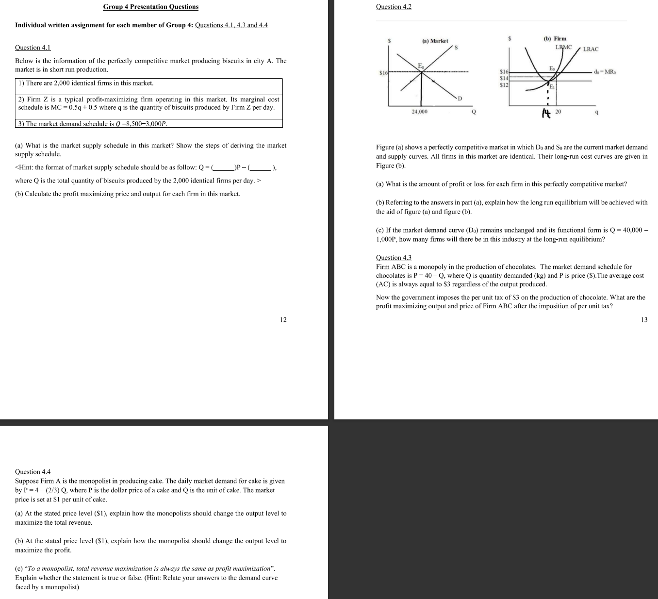 Solved Individual written assignment for each member of | Chegg.com