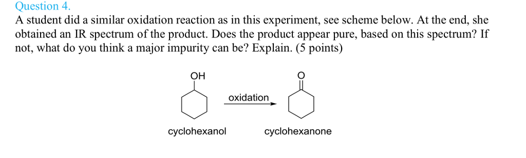 Solved 1. What is oxone? 2. When preforming a chemical | Chegg.com