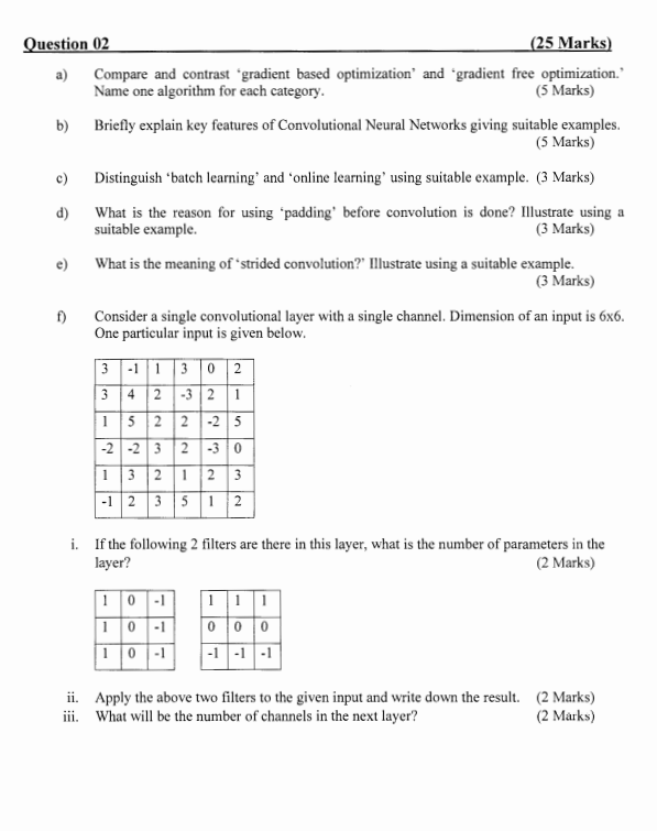 Solved Question 02 (25 Marks) a) Compare and | Chegg.com