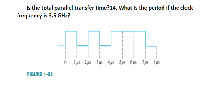 Solved is the total parallel transfer time?14. What is the | Chegg.com