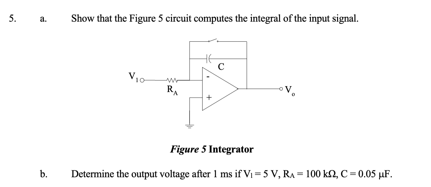 Solved a. Show that the Figure 5 circuit computes the | Chegg.com