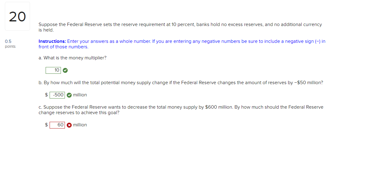 Solved Suppose the Federal Reserve sets the reserve | Chegg.com Solved Suppose the Federal Reserve sets the reserve | Chegg.com