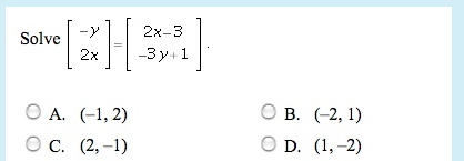 Solved Which element is in row 3, column 1? 1 5 6-2 7 11 4 0 | Chegg.com