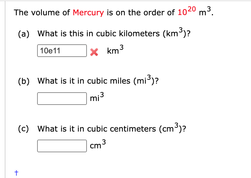 Solved The Volume Of Mercury Is On The Order Of 1020 M3 a Chegg solved-the-volume-of-mercury-is-on-the-order-of-1020-m3-a-chegg