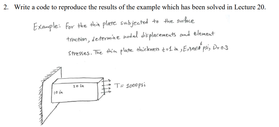 Solved Write a MATLAB code to reproduce the results of the | Chegg.com