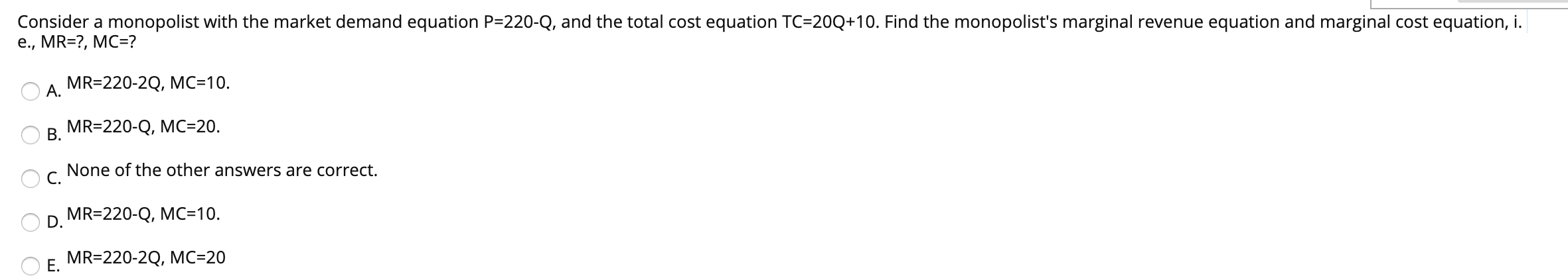 Solved Consider a monopolist with the market demand equation | Chegg.com