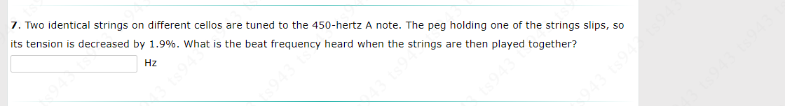 Solved 7. Two identical strings on different cellos are | Chegg.com Solved 7. Two identical strings on different cellos are | Chegg.com