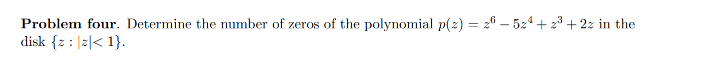 Solved This problem is about Complex Variables. Please solve | Chegg.com
