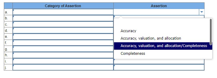 Solved For each of the following specific audit procedures, | Chegg.com