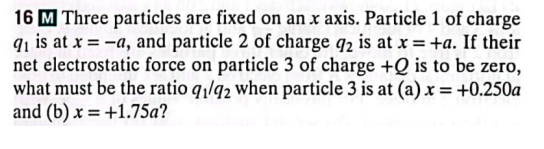 High Quality SOLUTION 16 m ﻿Three particles are fixed on an x ﻿axis. | Chegg.com