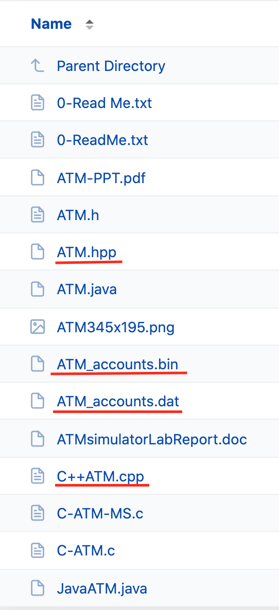 Solved The ATM Simulator project reads and writes a binary | Chegg.com