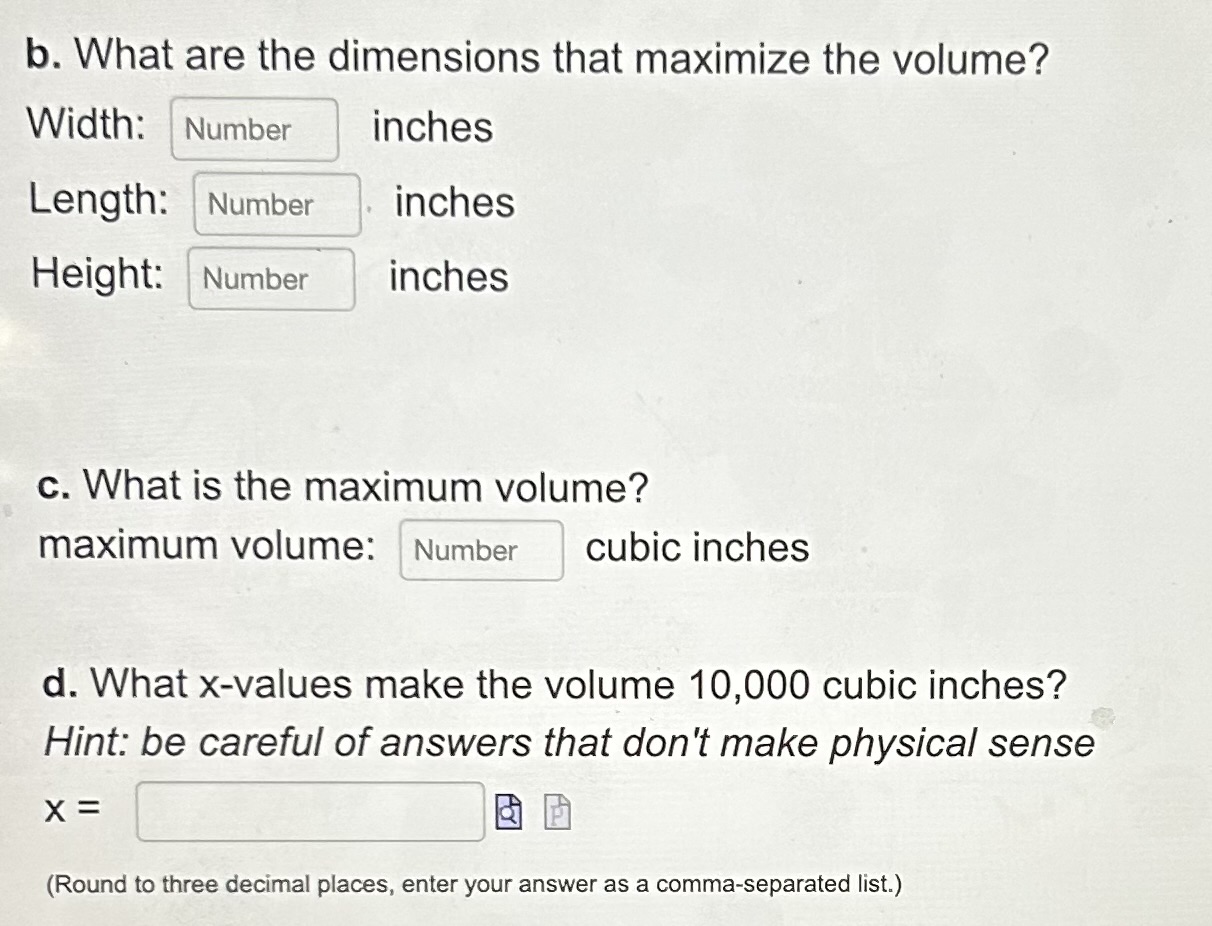 Solved A rectangular package with a square end sent via USPS | Chegg.com