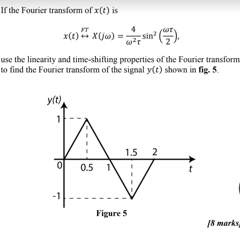 Solved use the linearity and time-shifting properties of the | Chegg.com