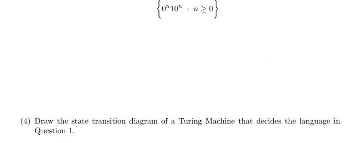 Solved {0120" : 120 (4) Draw the state transition diagram of | Chegg.com