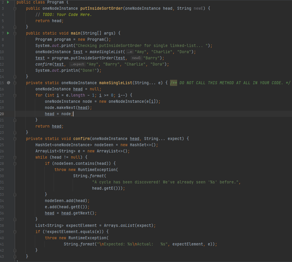 Solved FOR JAVA Two Java classes will serve as starter | Chegg.com