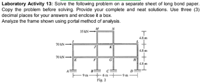 Laboratory Activity 13: Solve the following problem | Chegg.com