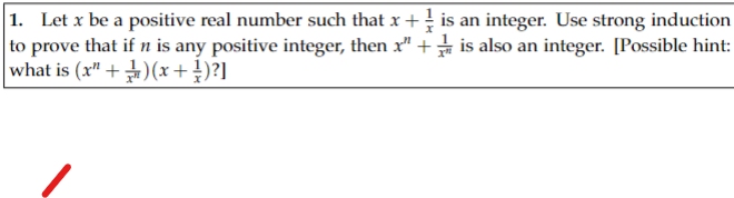 1 Let X Be A Positive Real Number Such That Xx1 Is 