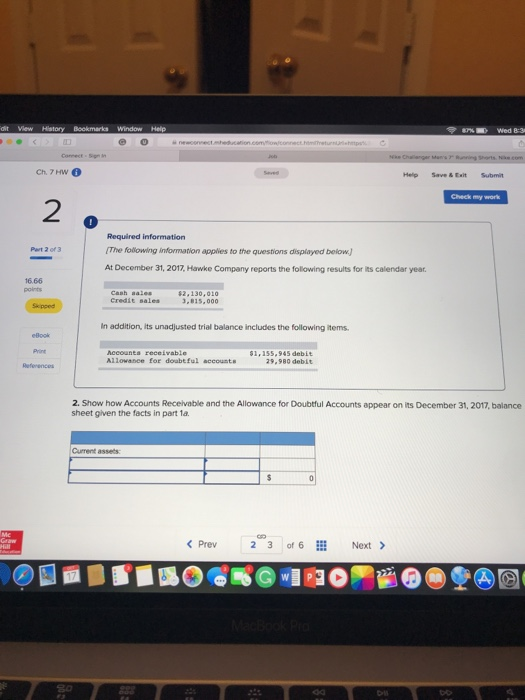Solved Help Save & Exit Submit Required information The | Chegg.com