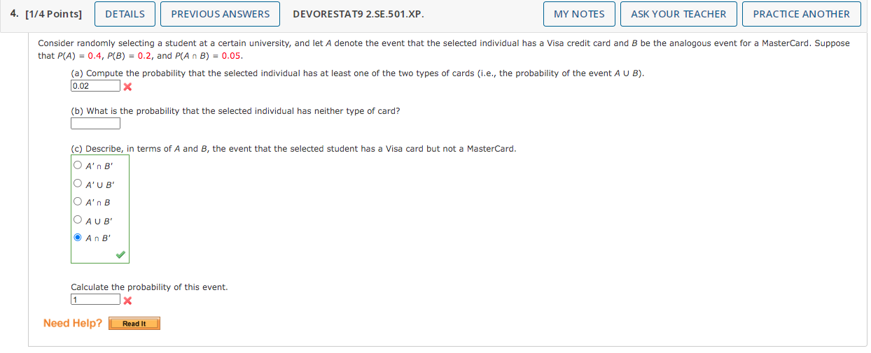 Solved Consider randomly selecting a student at a certain | Chegg.com