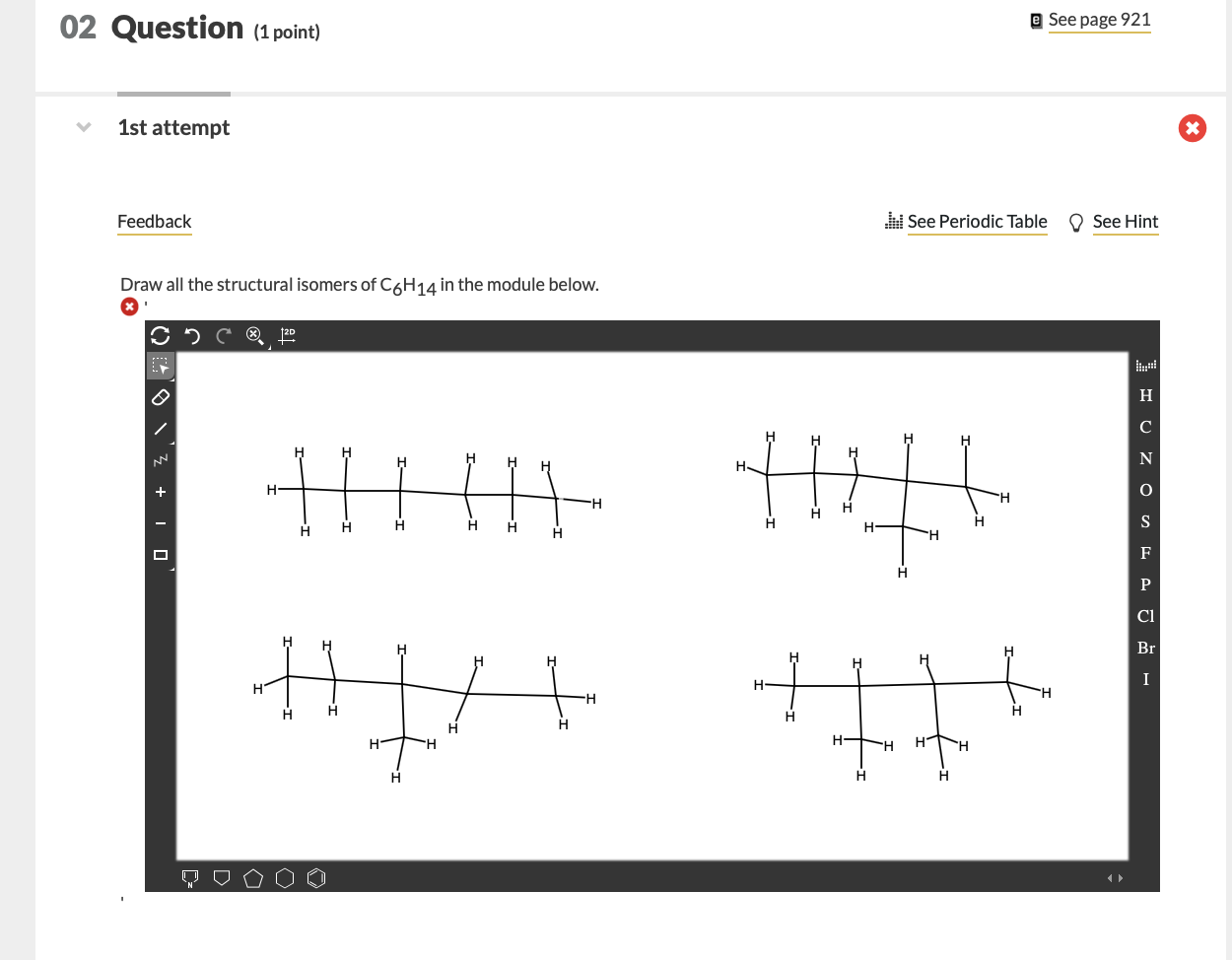 Solved 02 Question (1 point) e See page 921 1st attempt X | Chegg.com