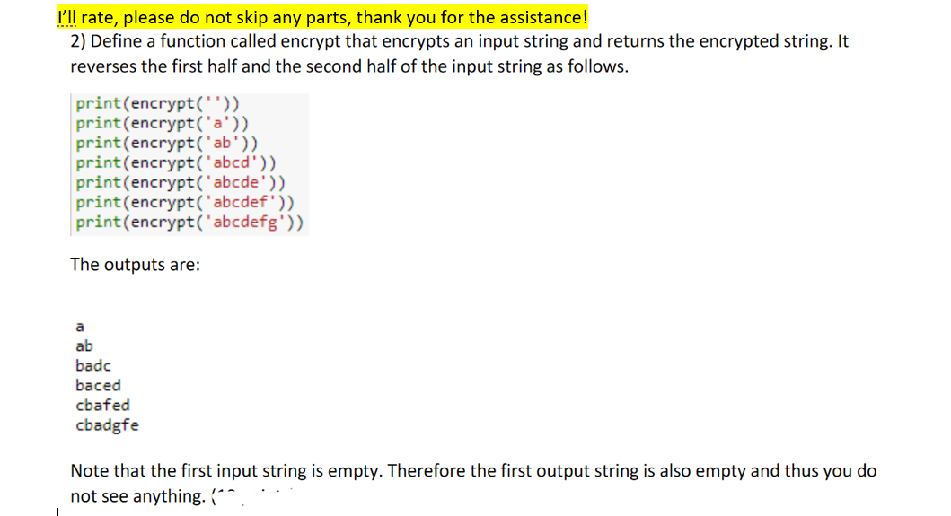 Solved I'll rate, please do not skip any parts, thank you | Chegg.com
