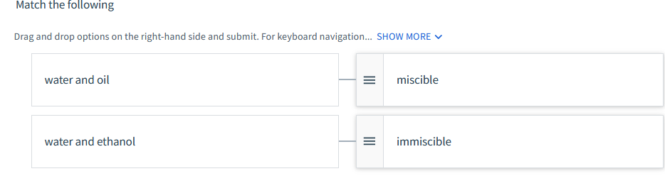 Solved Drag and drop options on the right-hand side and | Chegg.com