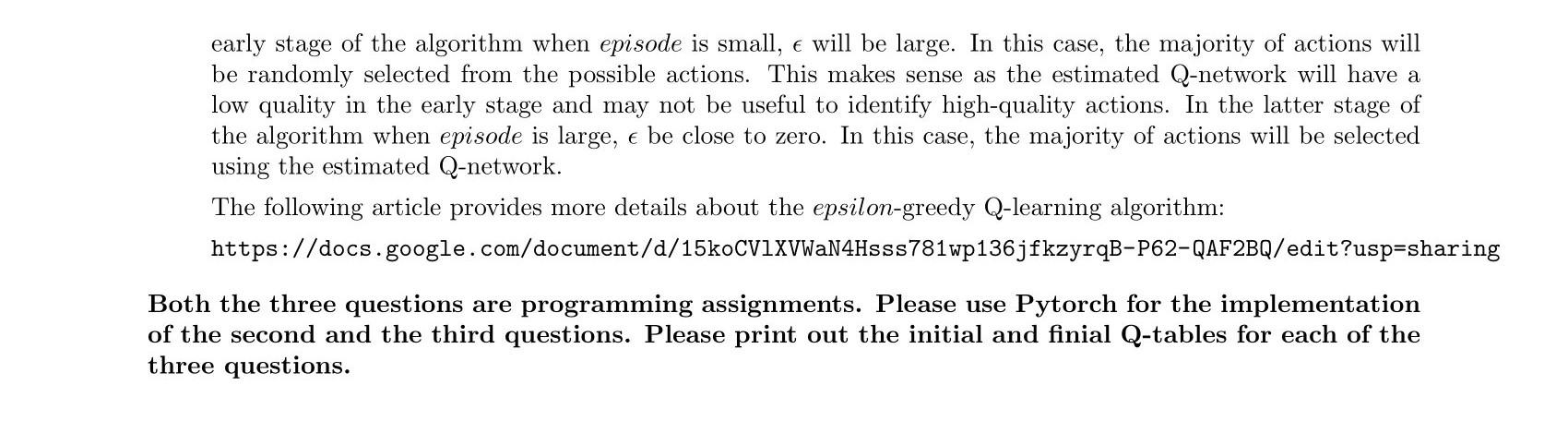 Please create a complete, working code for question 2 | Chegg.com