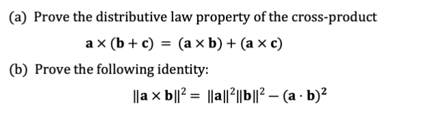 Solved (a) Prove the distributive law property of the | Chegg.com