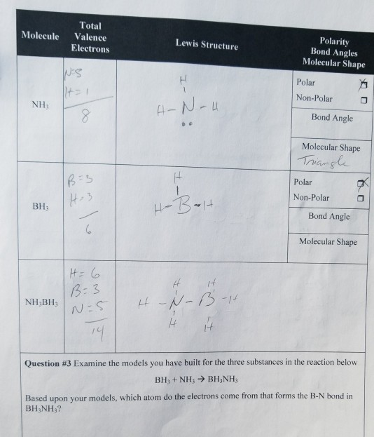 Bh3nh3 Lewis Structure