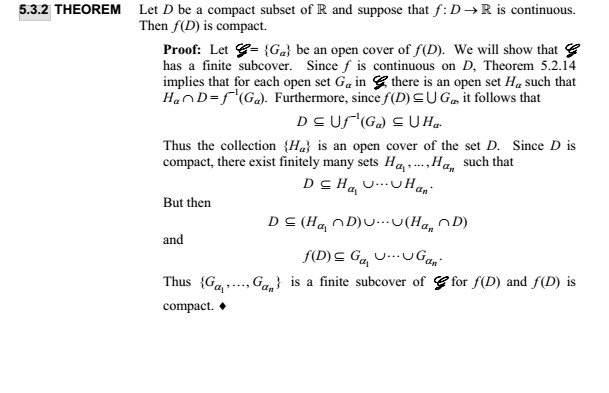 Solved 5.3.2 THEOREM Let D be a compact subset of R and | Chegg.com