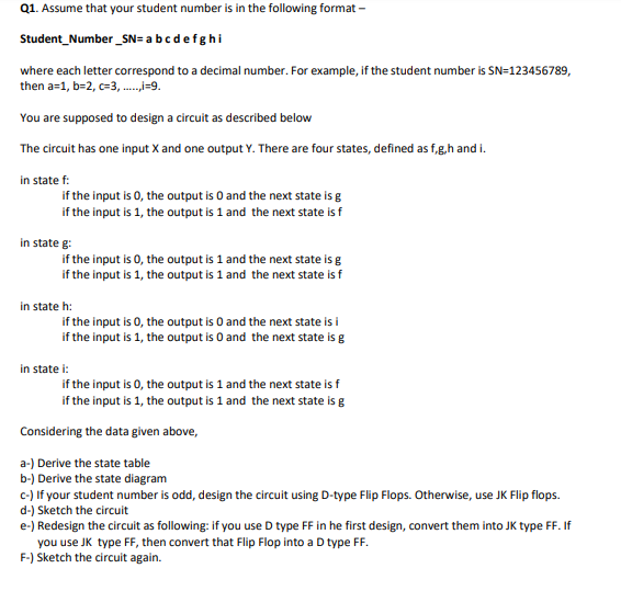 Q1. Assume that your student number is in the | Chegg.com