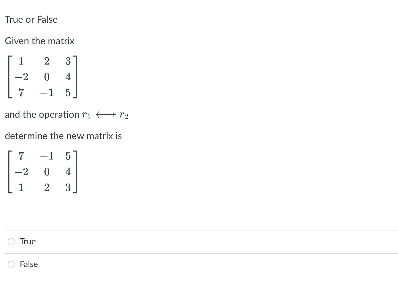 Solved Given the system of linear equations write in matrix | Chegg.com